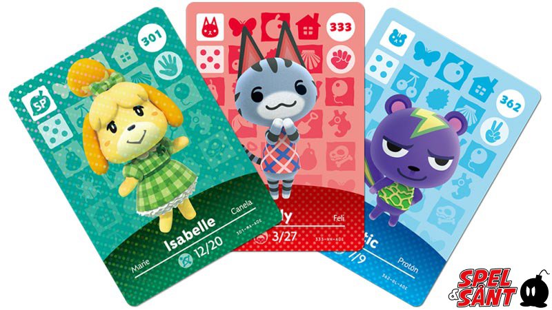 Series 4 Animal Crossing amiibo cards Pack (3st Kort) - Spel & Sånt: The video game store with ...