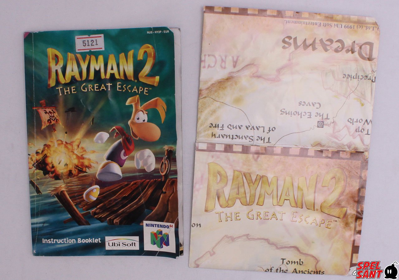 Rayman 2 The Great Escape Manual EUR - Spel & Sånt: The video game ...