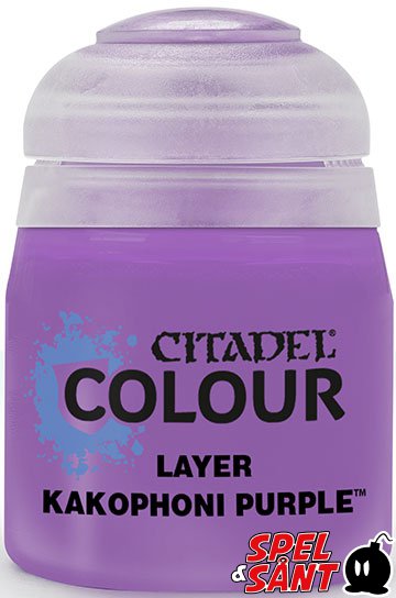 Warhammer Citadel Kakophoni Purple Layer Paint - Spel & Sånt: The video ...