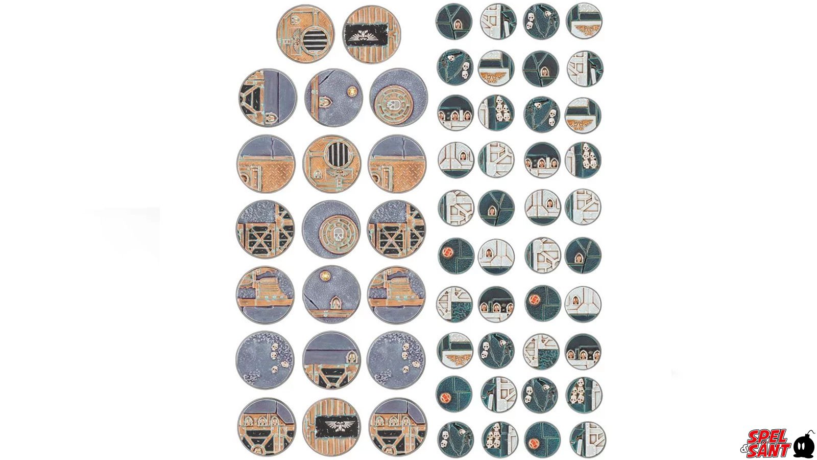 Warhammer Citadel Sector Imperialis 25mm & 40mm Round Bases - Spel ...