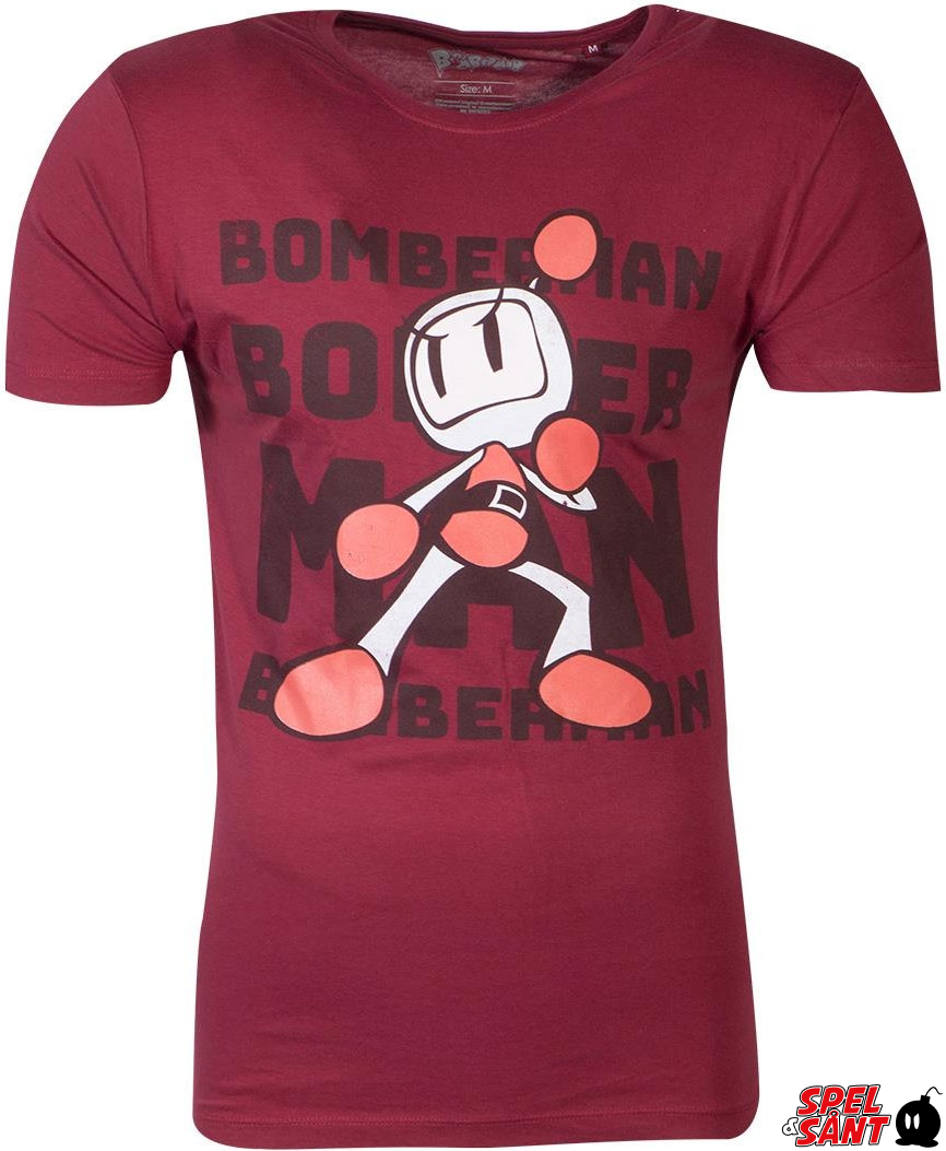 Konami Bomberman Tonal Bomb T-Shirt Röd (Medium) - Spel & Sånt: The ...