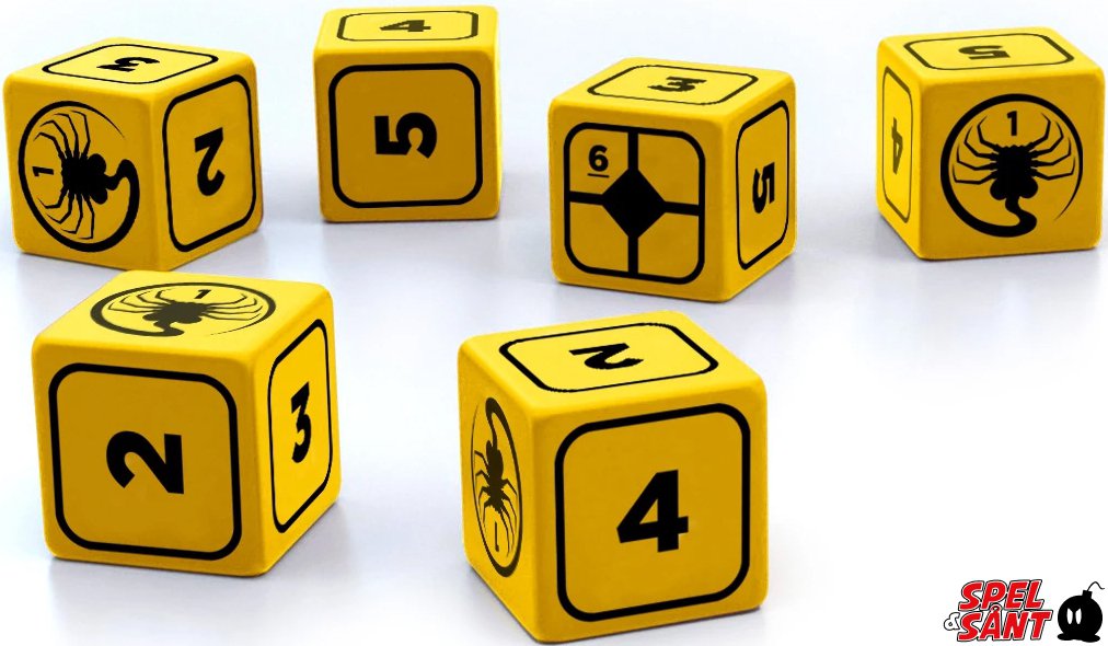 ALIEN The Roleplaying Game - Stress Dice Set - Spel & Sånt: The video ...