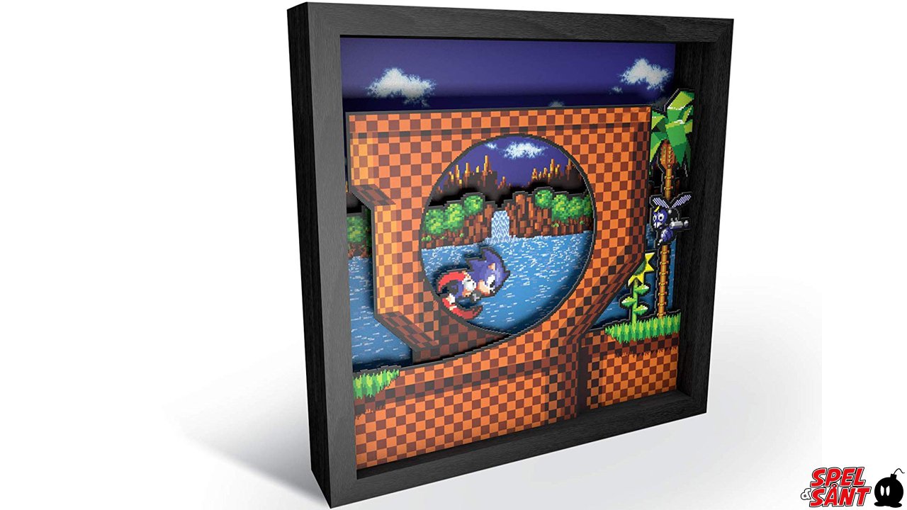 Pixel Frames Sonic the Hedgehog 23x23cm - Spel & Sånt: The video game store with the happiest ...