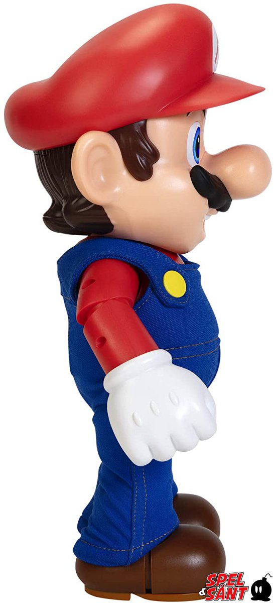 Super Mario Its-a-me, Mario! Talking Posable Mario Figure 30cm - Spel ...