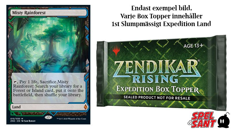 Magic Zendikar Rising Set Booster Display (6 Pack) - Spel & Sånt: The ...