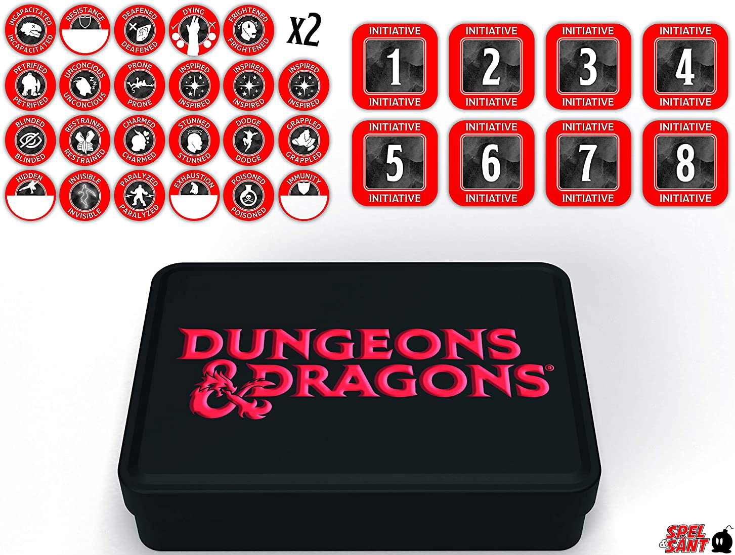 Dungeons & Dragons Dungeon Masters Token Set - Spel & Sånt: The video ...