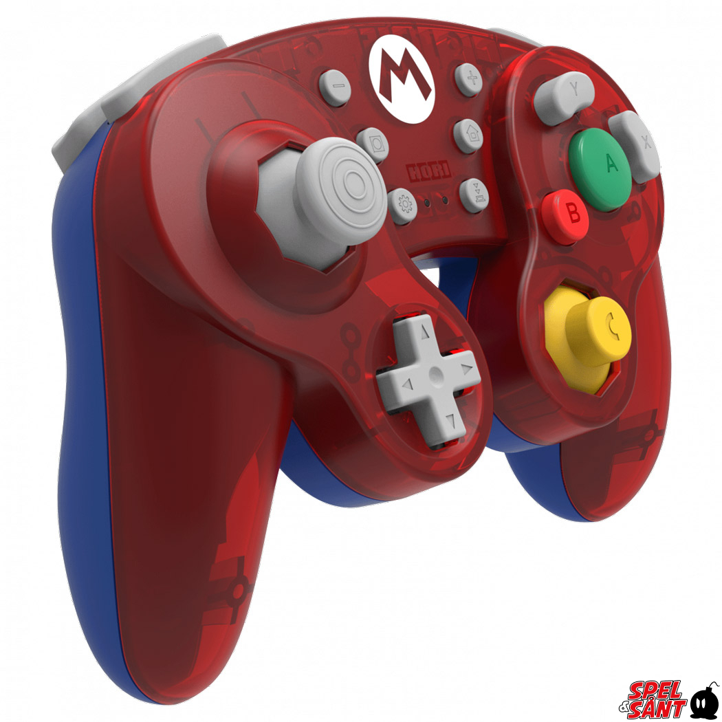 Hori Nintendo Switch Gamecube Style Wireless Battle Pad (Mario) - Spel ...