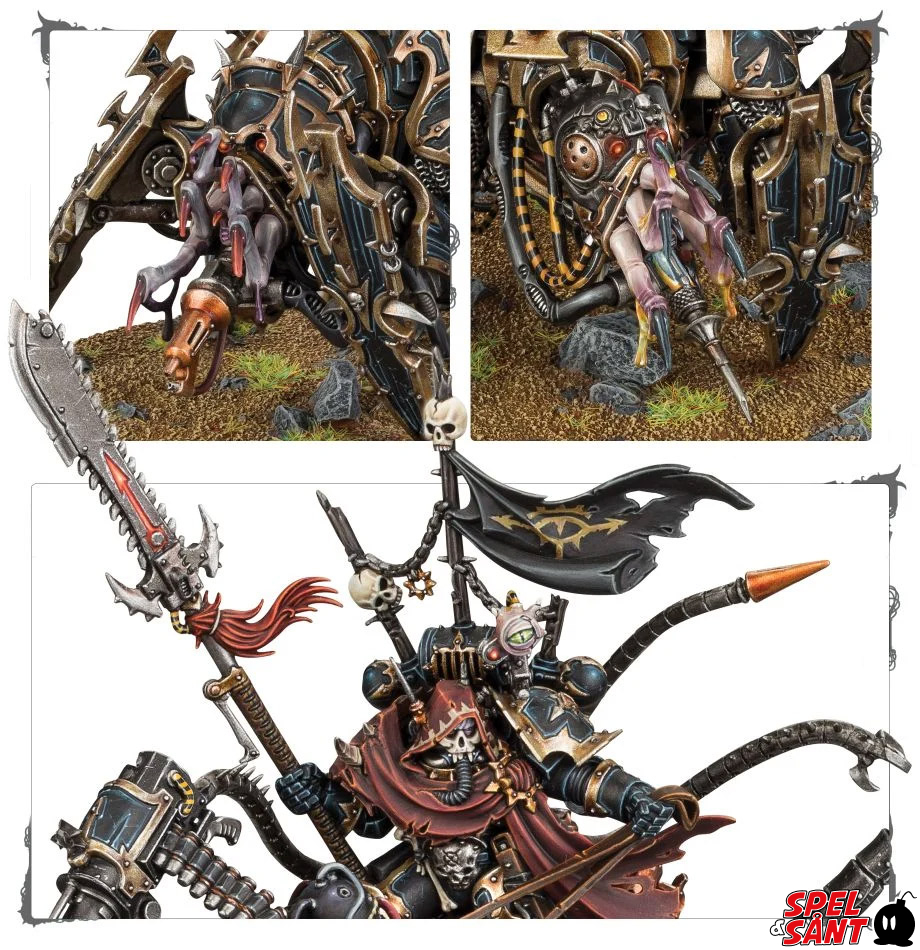 Warhammer 40k Chaos Space Marines - Lord Discordant on Helstalker ...