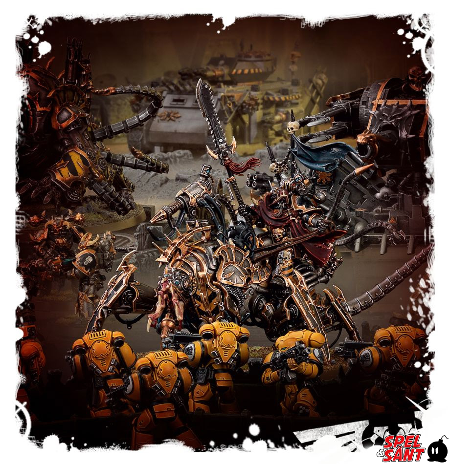 Warhammer 40k Chaos Space Marines - Lord Discordant on Helstalker ...