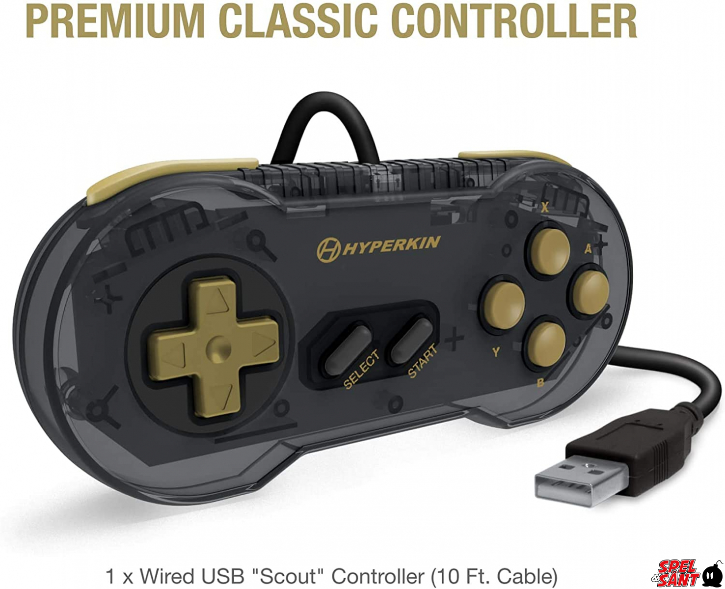Hyperkin RetroN SQ Black Gold - Spel & Sånt: The video game store with ...