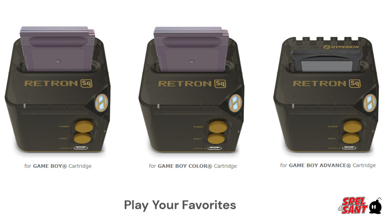 Hyperkin RetroN SQ Black Gold - Spel & Sånt: The video game store with ...