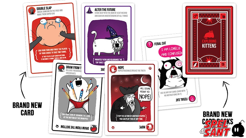 Exploding Kittens Party Pack (Skandinavisk Version) - Spel & Sånt: The ...