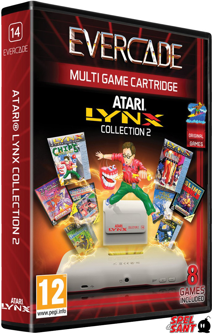Evercade Multi Game Cartridge 14 - Atari Lynx Collection 2 - Spel ...