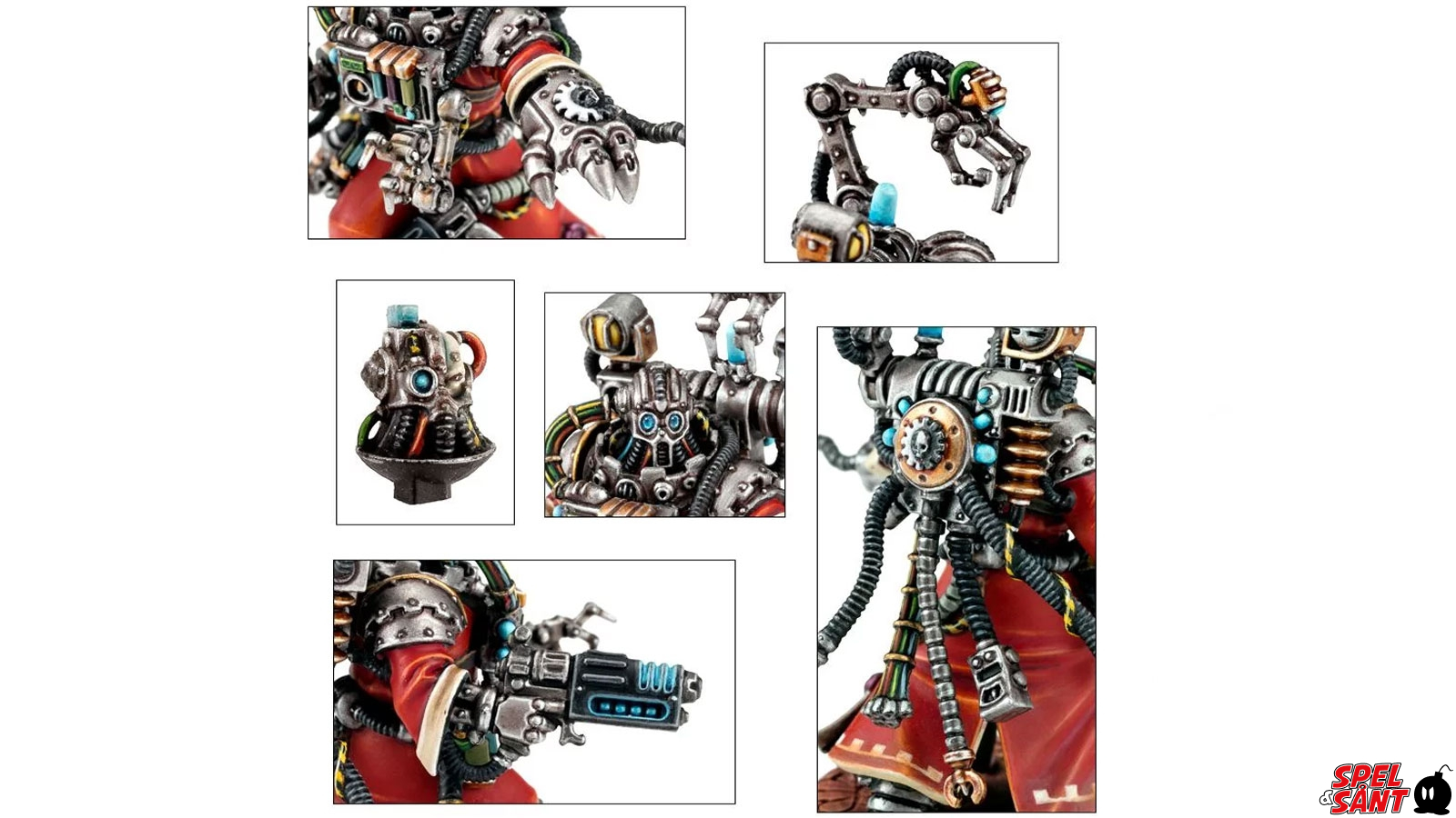Warhammer 40K AdMech Models Warhammer 40k Adeptus Mechanicus KASTELAN ...