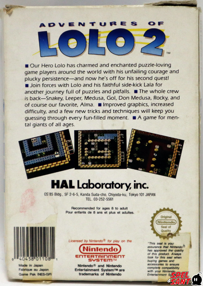 Adventures of Lolo 2 (inkl. Shark Protectors & Bergsala) - Spel & Sånt ...