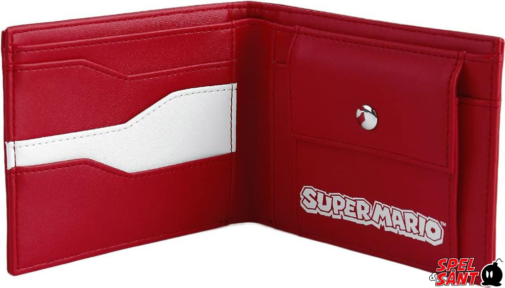 Nintendo Super Mario Bifold Wallet with Embroidered Logo - Spel & Sånt ...