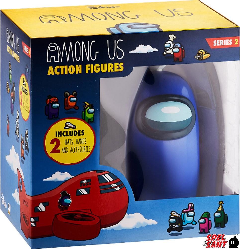 Among Us Action Figure Series 2 - Blå Crewmate 17cm - Spel & Sånt: The ...