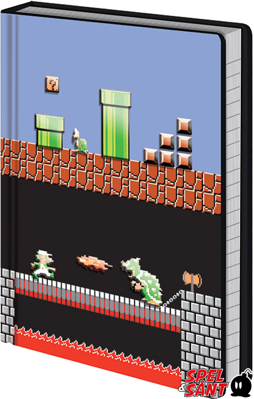 Super Mario Bros Build Your Own Level Premium A5 Magnetic Notebook ...