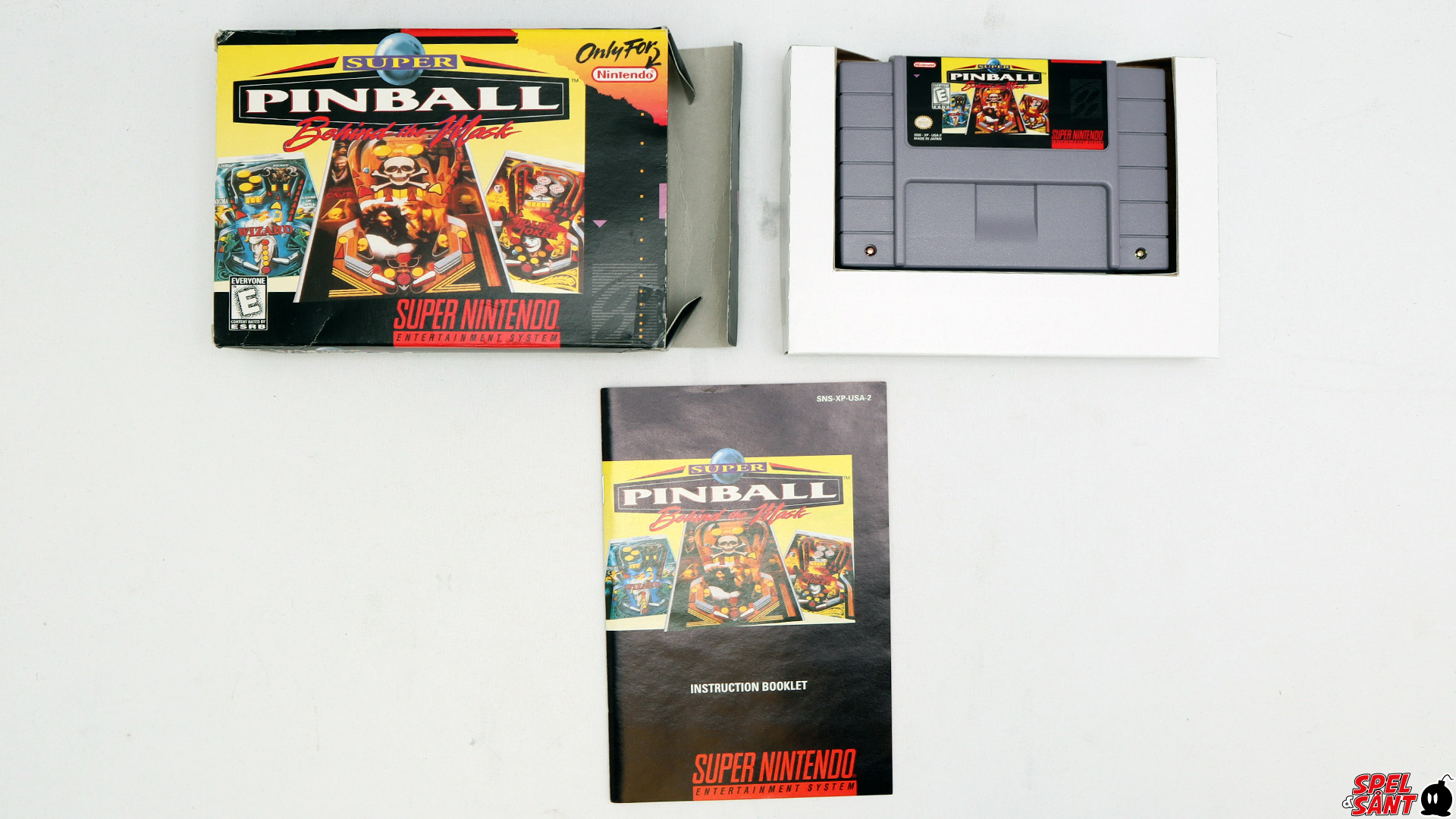 Super Pinball Behind The Mask (inkl. Skyddsbox & Amerikansk Version ...