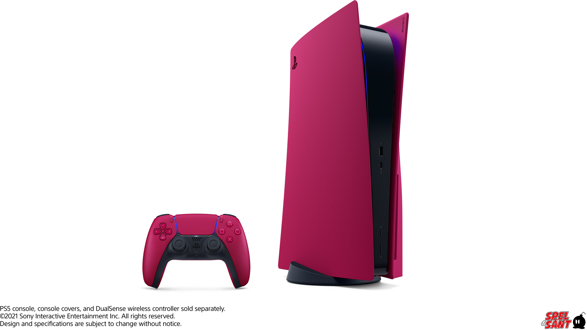 Sony Playstation 5 Console Covers Cosmic Red - Spel & Sånt: The video ...