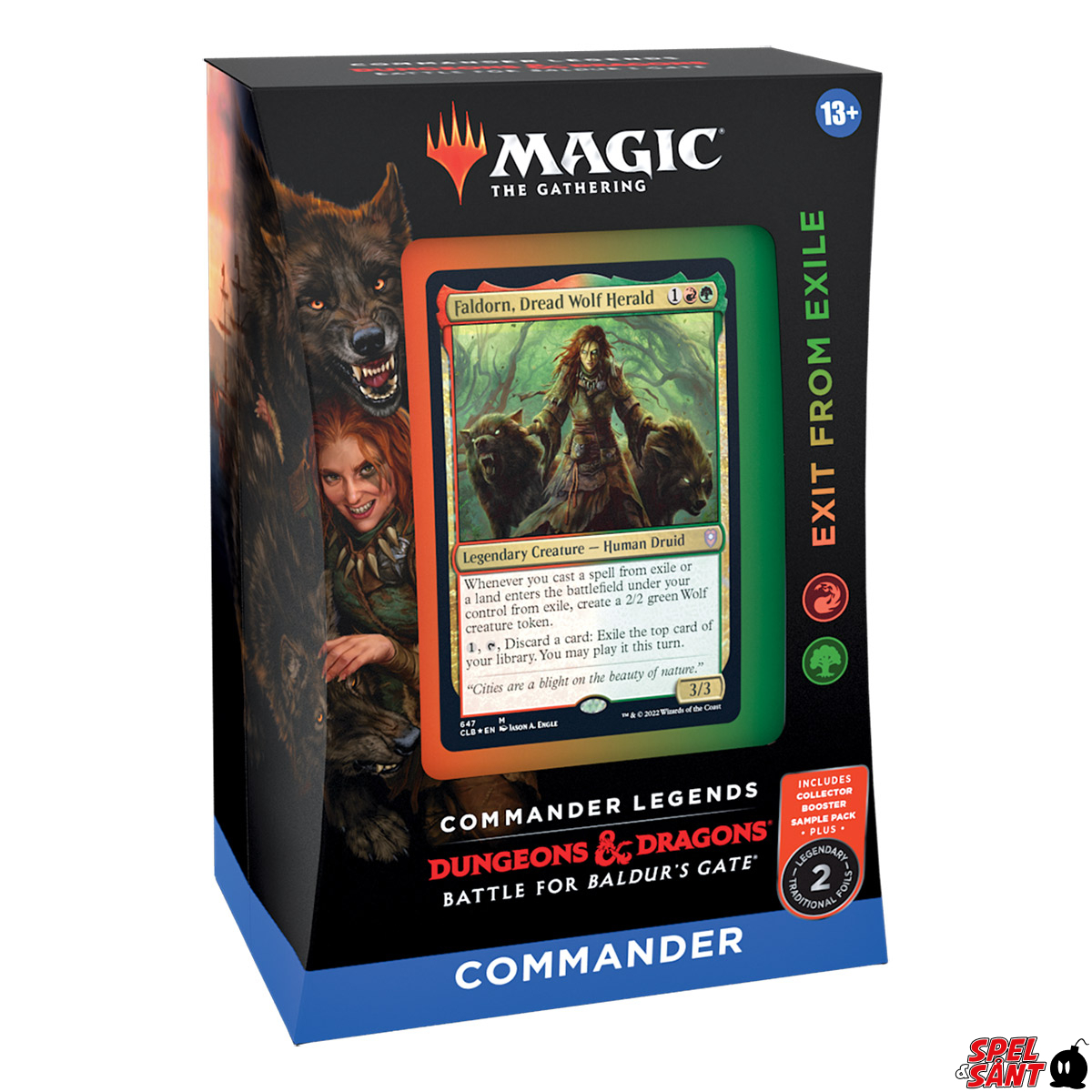 Magic Commander Legends Dandd Battle For Baldurs Gate Commander Deck Exit