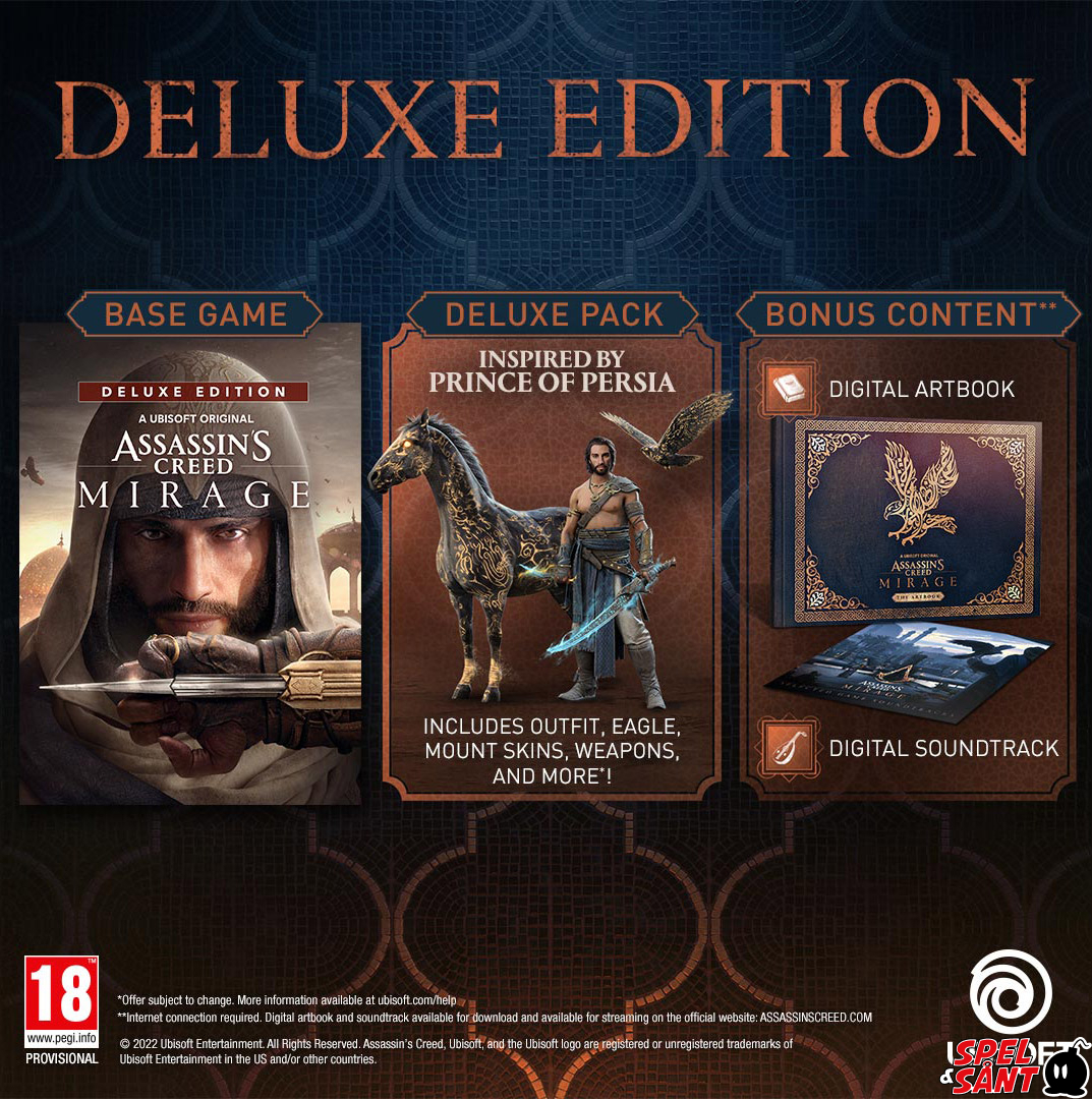 Assassins Creed Mirage Collectors Case Edition (Fraktskadad kartong ...