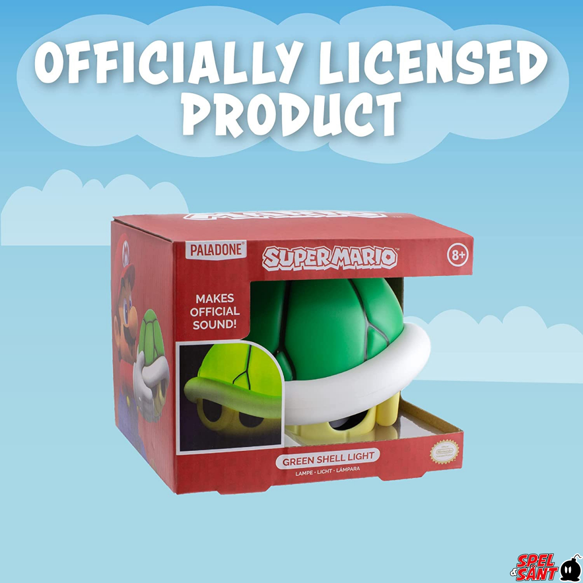 Super Mario Green Shell Light with Sound - Spel & Sånt: The video game ...