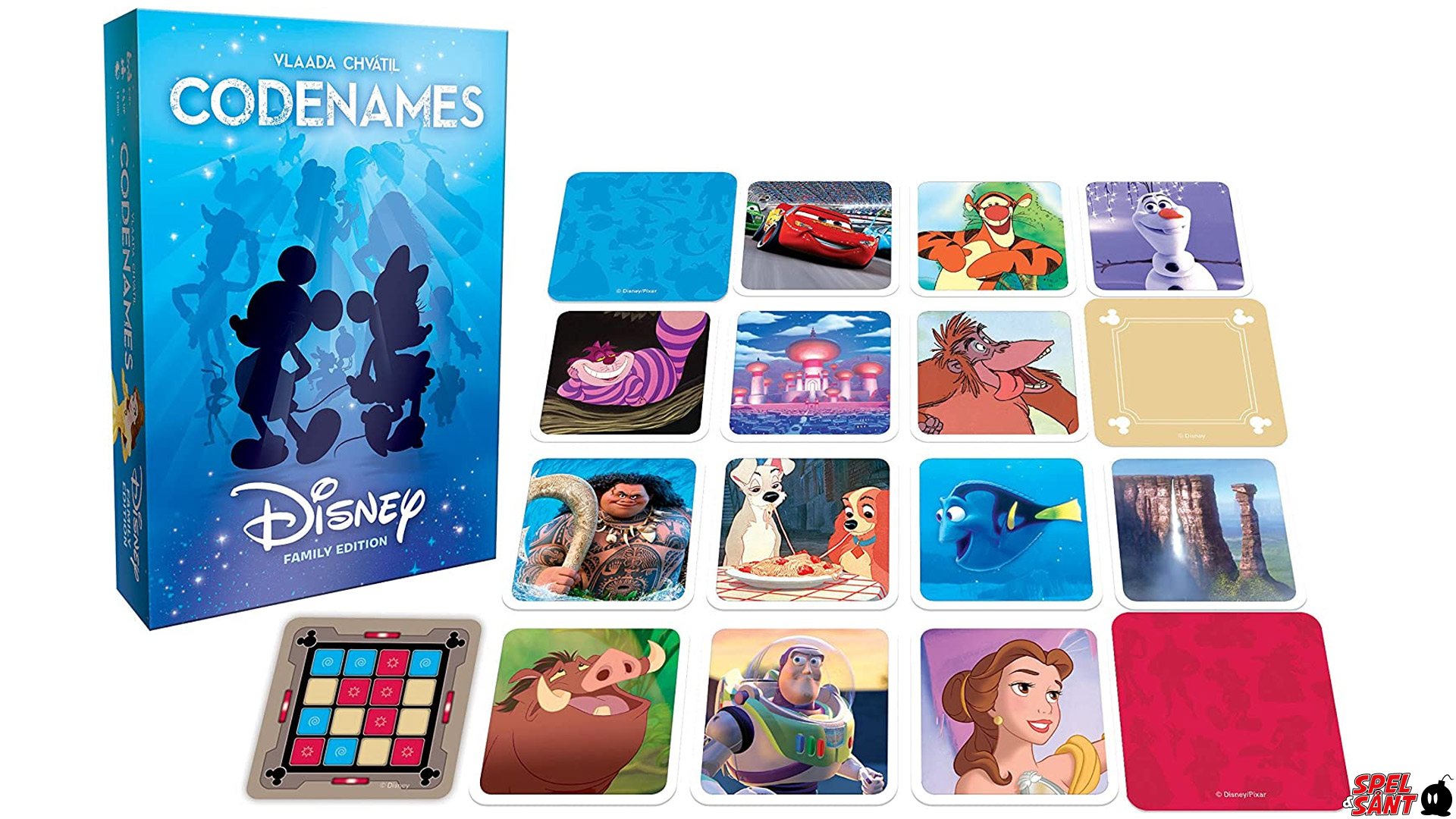 Codenames Disney - Family Edition (Engelsk Version) - Spel & Sånt: The ...