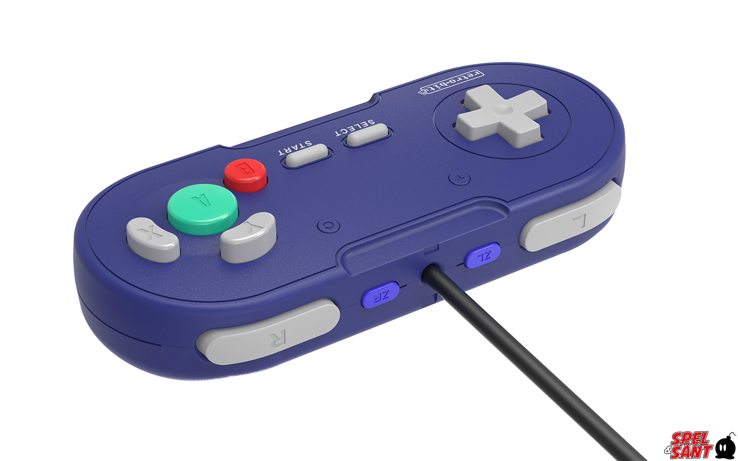 Retro-Bit LegacyGC Wired Controller - Indigo - Spel & Sånt: The video ...