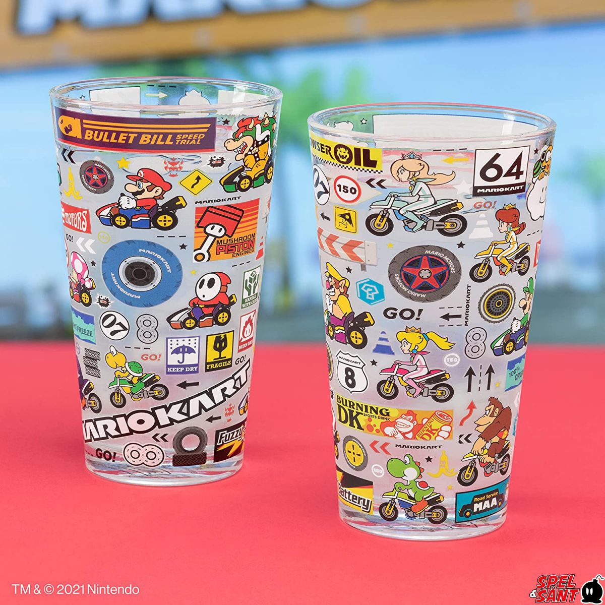 Paladone Mario Kart Glass - Spel & Sånt: The video game store with the ...