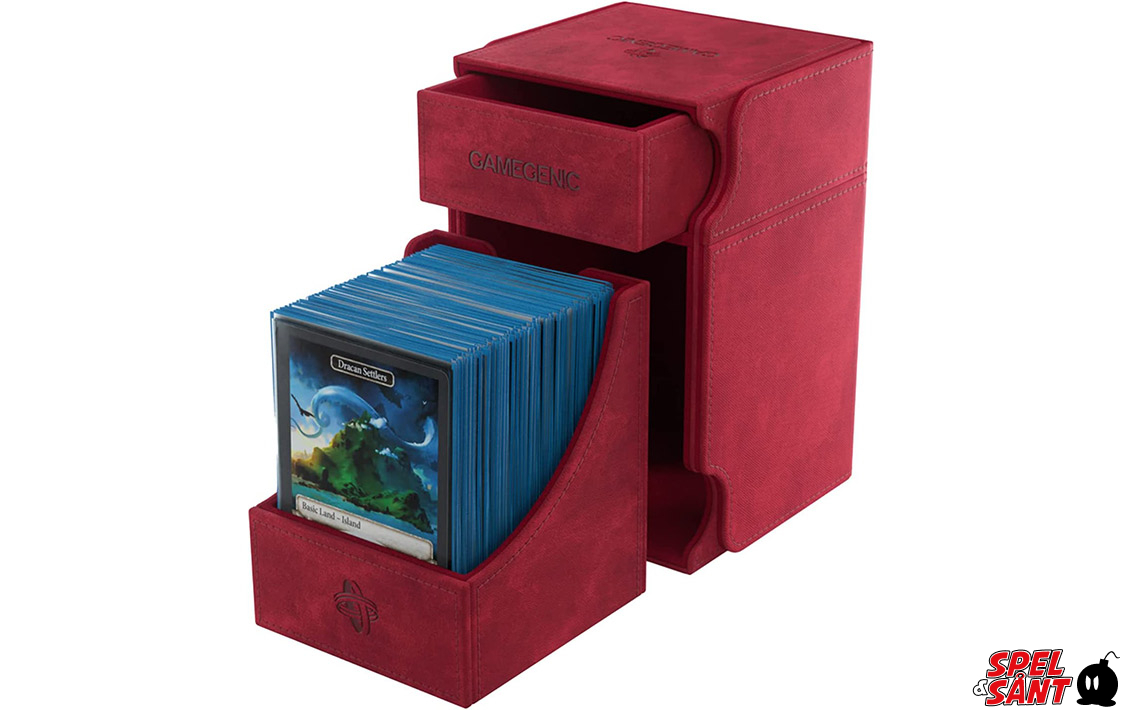 GameGenic Watchtower 100+ XL Convertible Deck Box Red - Spel & Sånt ...