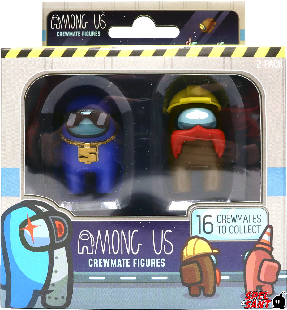 Among Us Crewmate Figures Series 2 Blue & Brown Crewmate 4cm 2-Pack ...