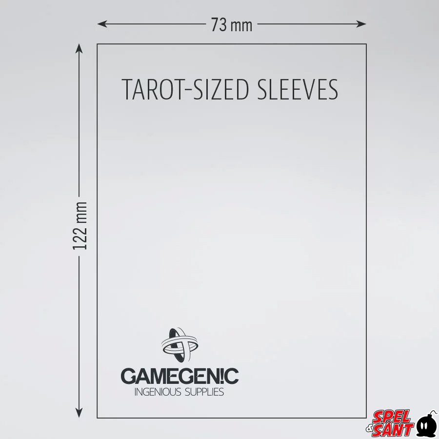Gamegenic Orange Tarot Prime Board Game Sleeves 50 Pack (73x122mm ...