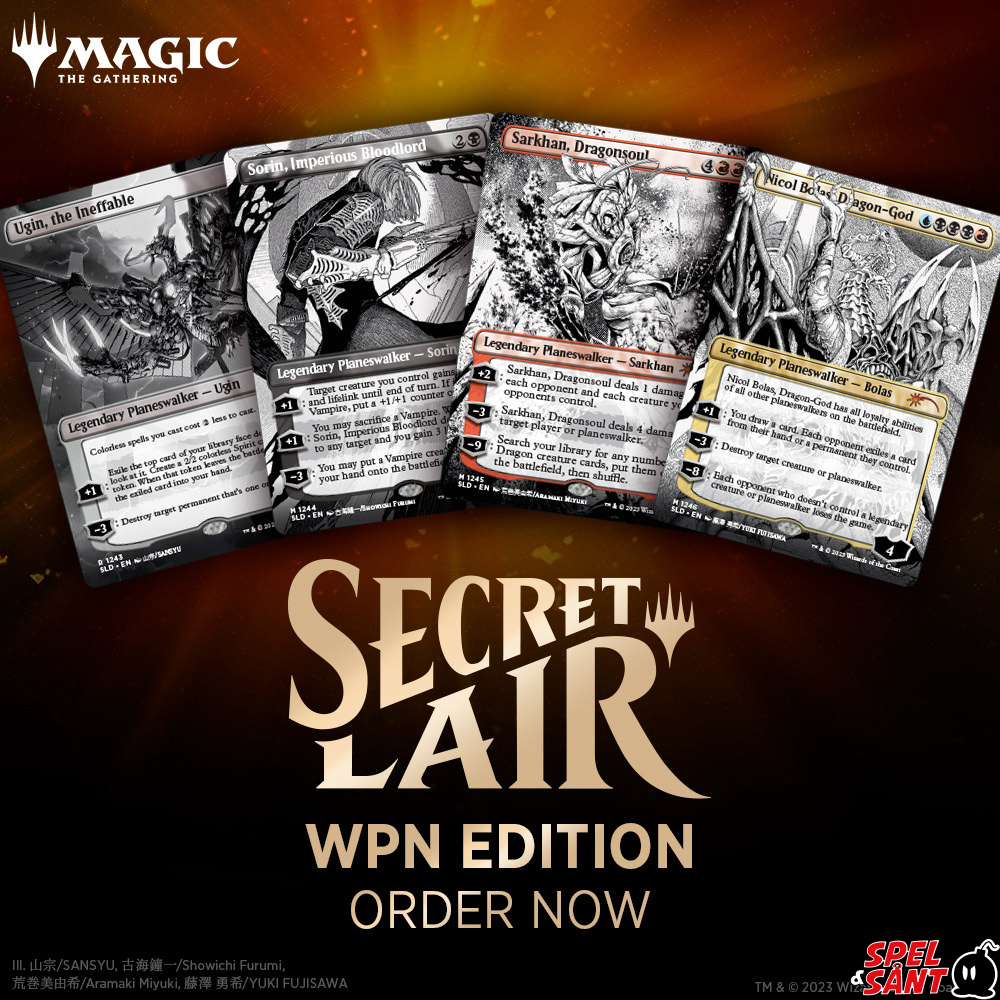 Magic WPN Secret Lair Drop Series - More Borderless Planeswalker Foil ...