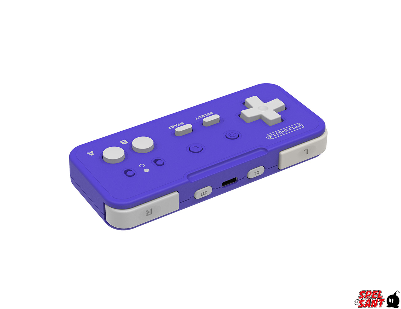 Retro-bit Origin8 2.4 GHz Wireless Controller - Indigo - Spel & Sånt ...