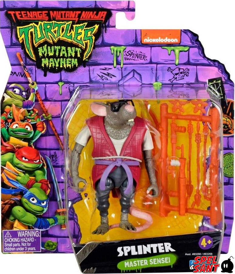 Teenage Mutant Ninja Turtles Mutant Mayhem - Splinter - Spel & Sånt ...