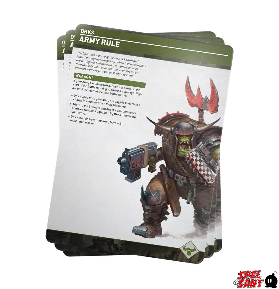 Warhammer 40K - Orks Index cards - Spel & Sånt: The video game store ...
