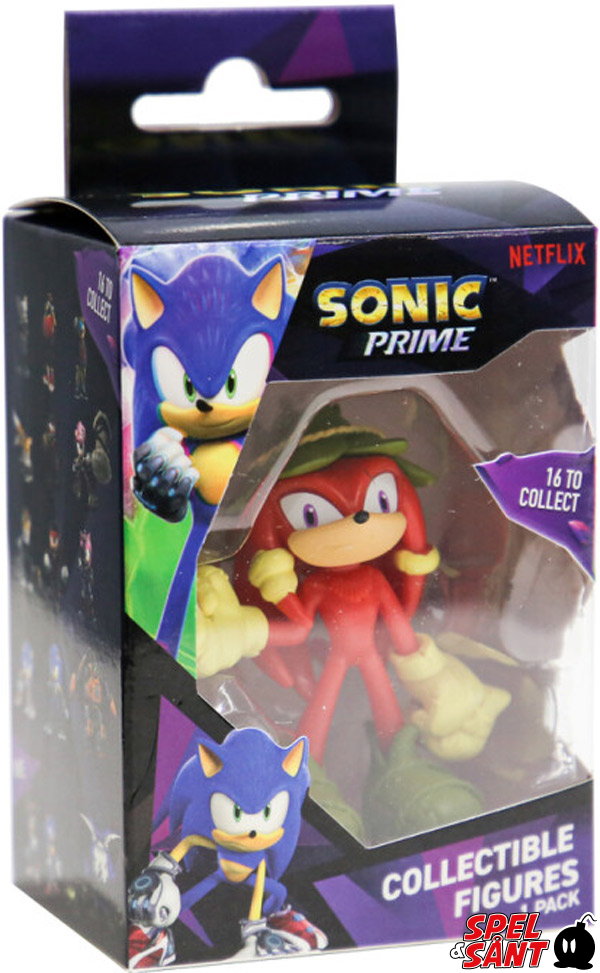 Sonic Prime Collectible Figure 6,5cm - Gnarly Knuckles - Spel & Sånt ...