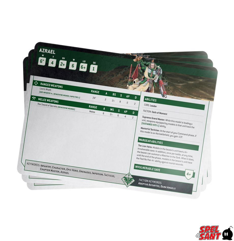 Warhammer 40K - Dark Angels Index cards - Spel & Sånt: The video game ...