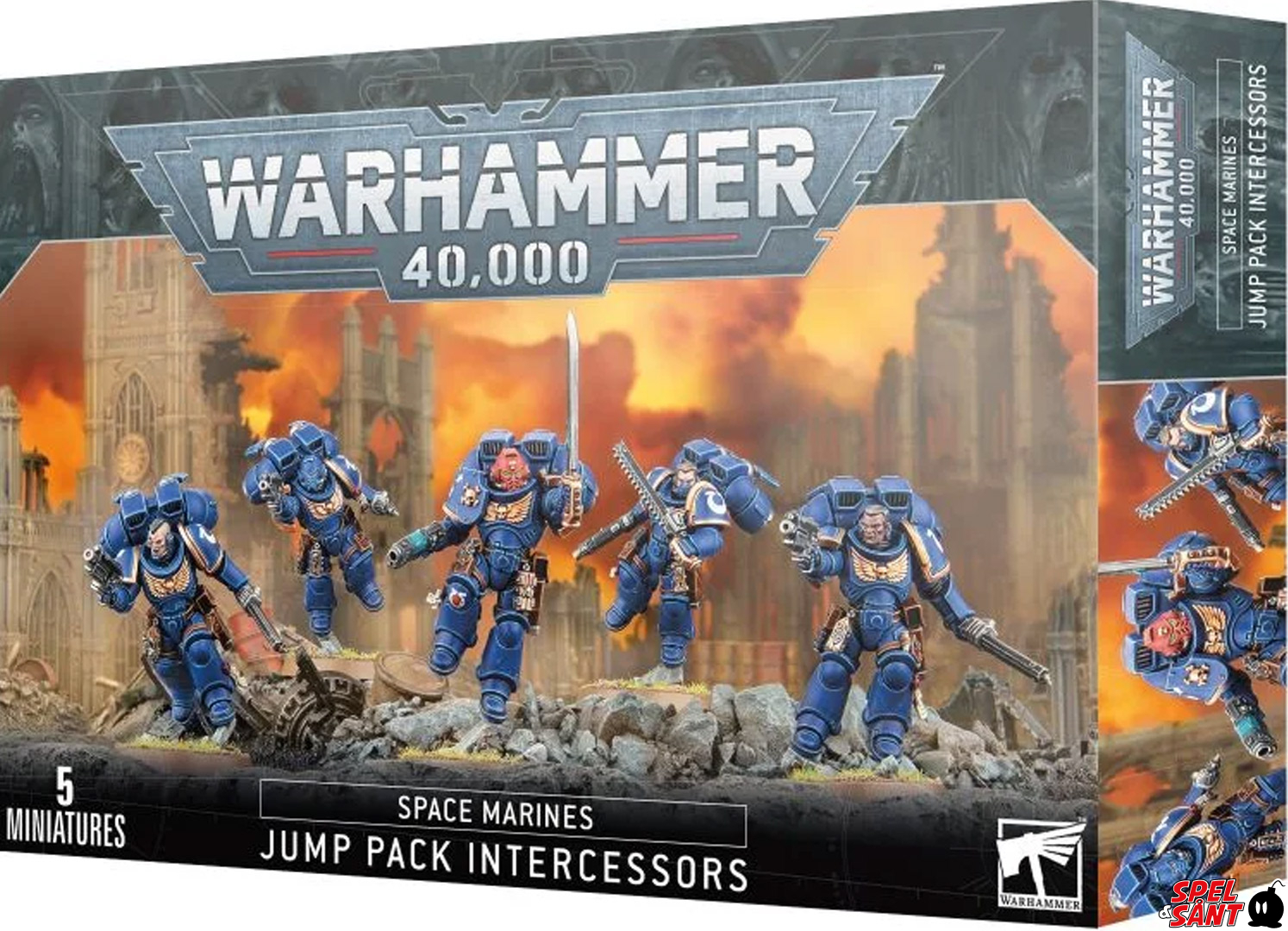 Warhammer 40K Space Marines - Jump Pack Intercessors - Spel & Sånt: The ...