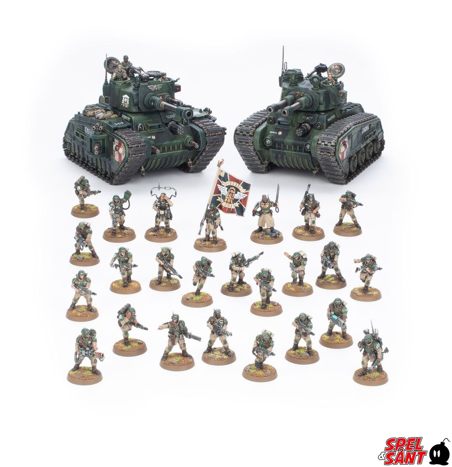 Warhammer 40K Battleforce Astra Militarum - Cadian Defence Force - Spel ...