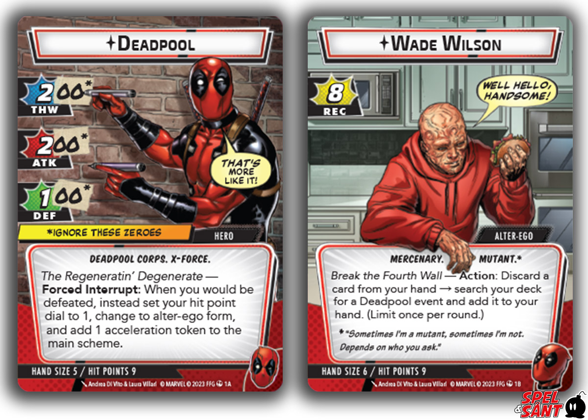 Marvel Champions The Card Game Deadpool Hero Pack Expansion - Spel ...