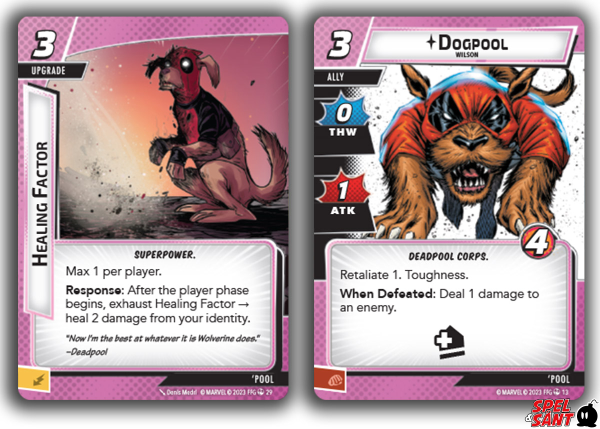 Marvel Champions The Card Game Deadpool Hero Pack Expansion - Spel ...