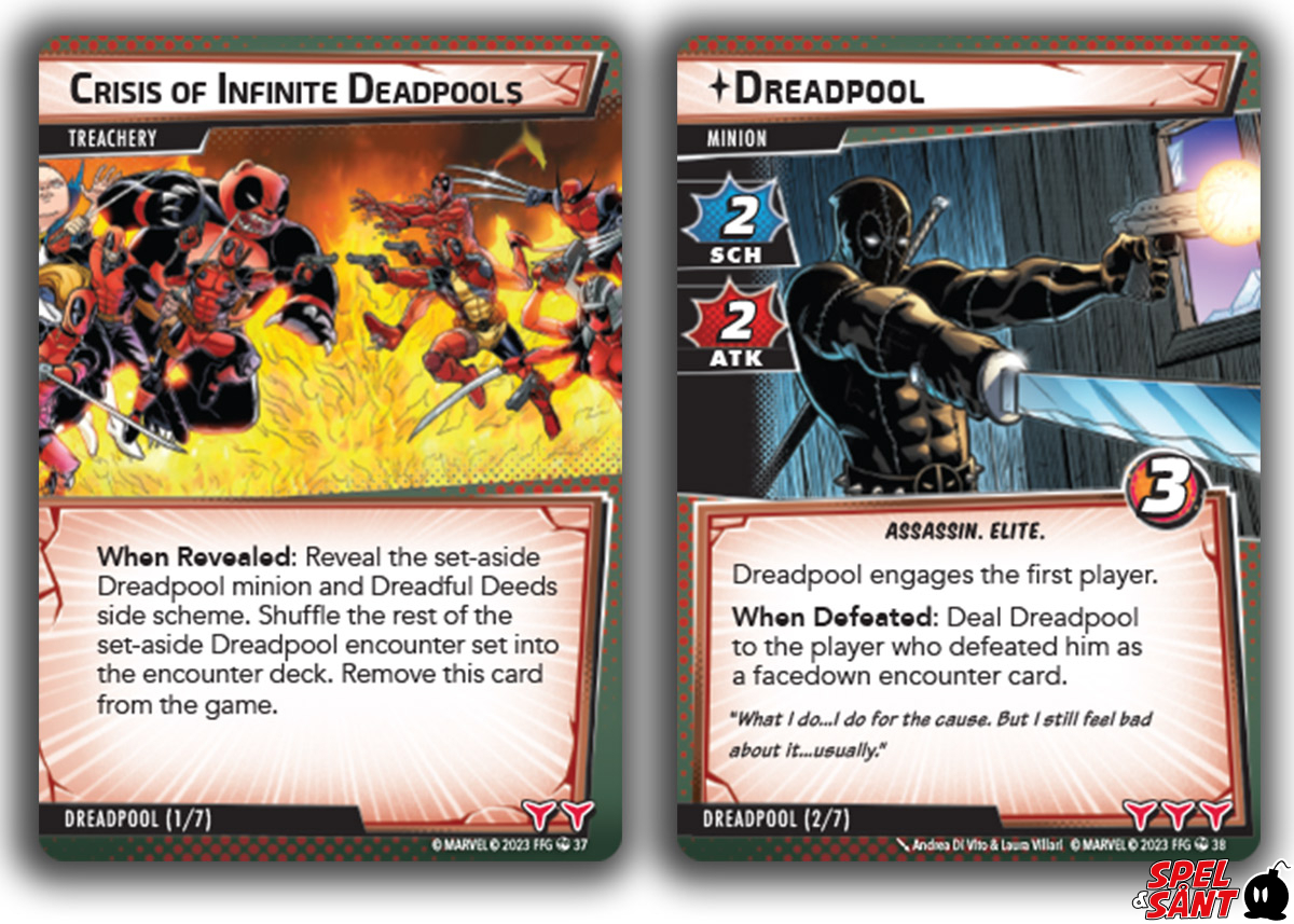 Marvel Champions The Card Game Deadpool Hero Pack Expansion - Spel ...
