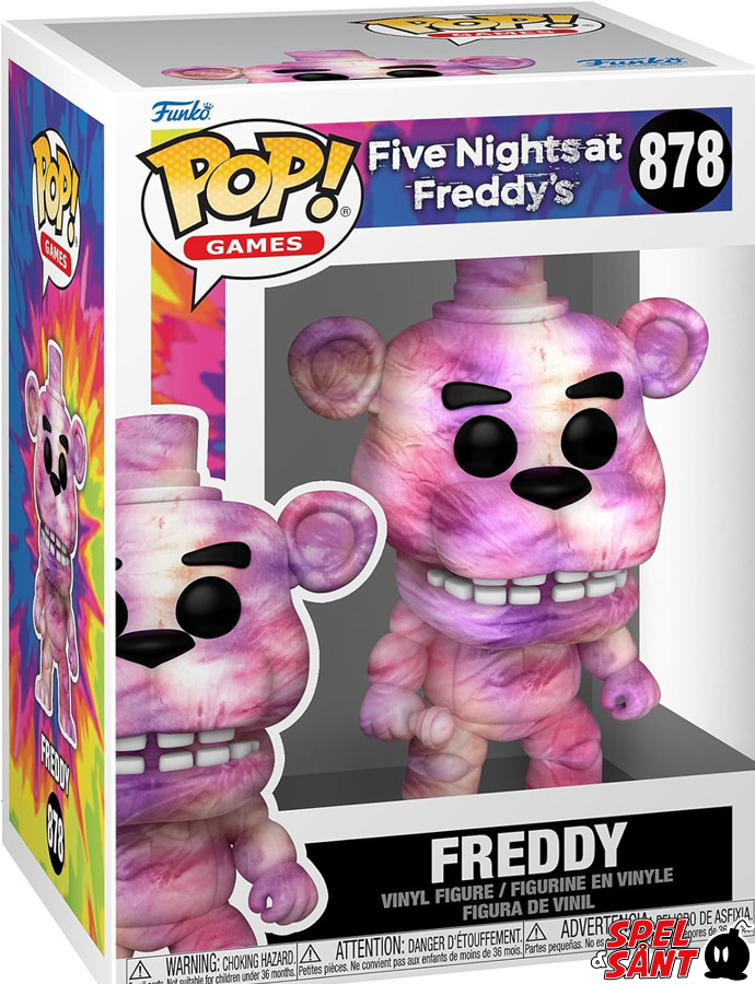 Pop! Five Nights at Freddys TieDye Freddy Vinyl Figure - Spel & Sånt ...