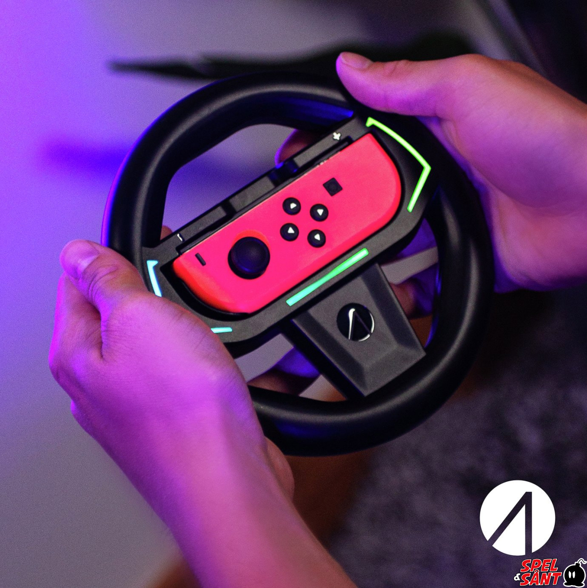 STEALTH Nintendo Switch Light Up Racing Wheel - Spel & Sånt: The video ...