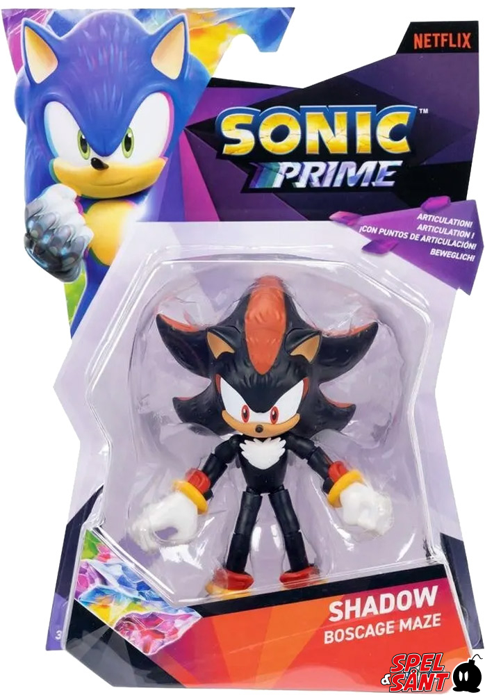 Jakks Sonic Prime 13cm Figure - Shadow - Spel & Sånt: The video game store with the happiest ...