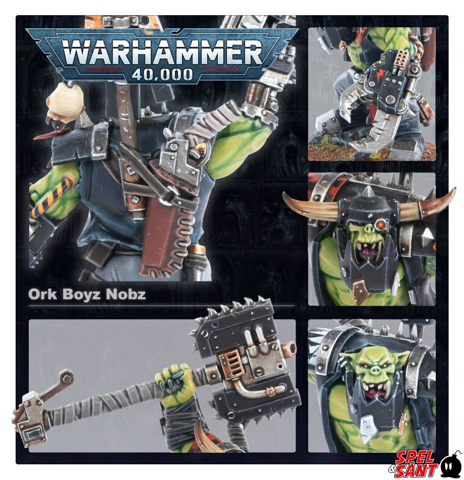 Warhammer 40K Orks - Boyz (Combat Patrol Version) - 10st modeller ...