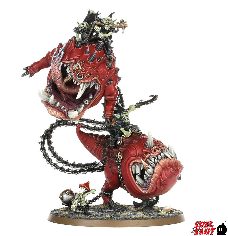 Warhammer Age of Sigmar Gloomspite Gitz - Mangler squigs - Spel & Sånt ...