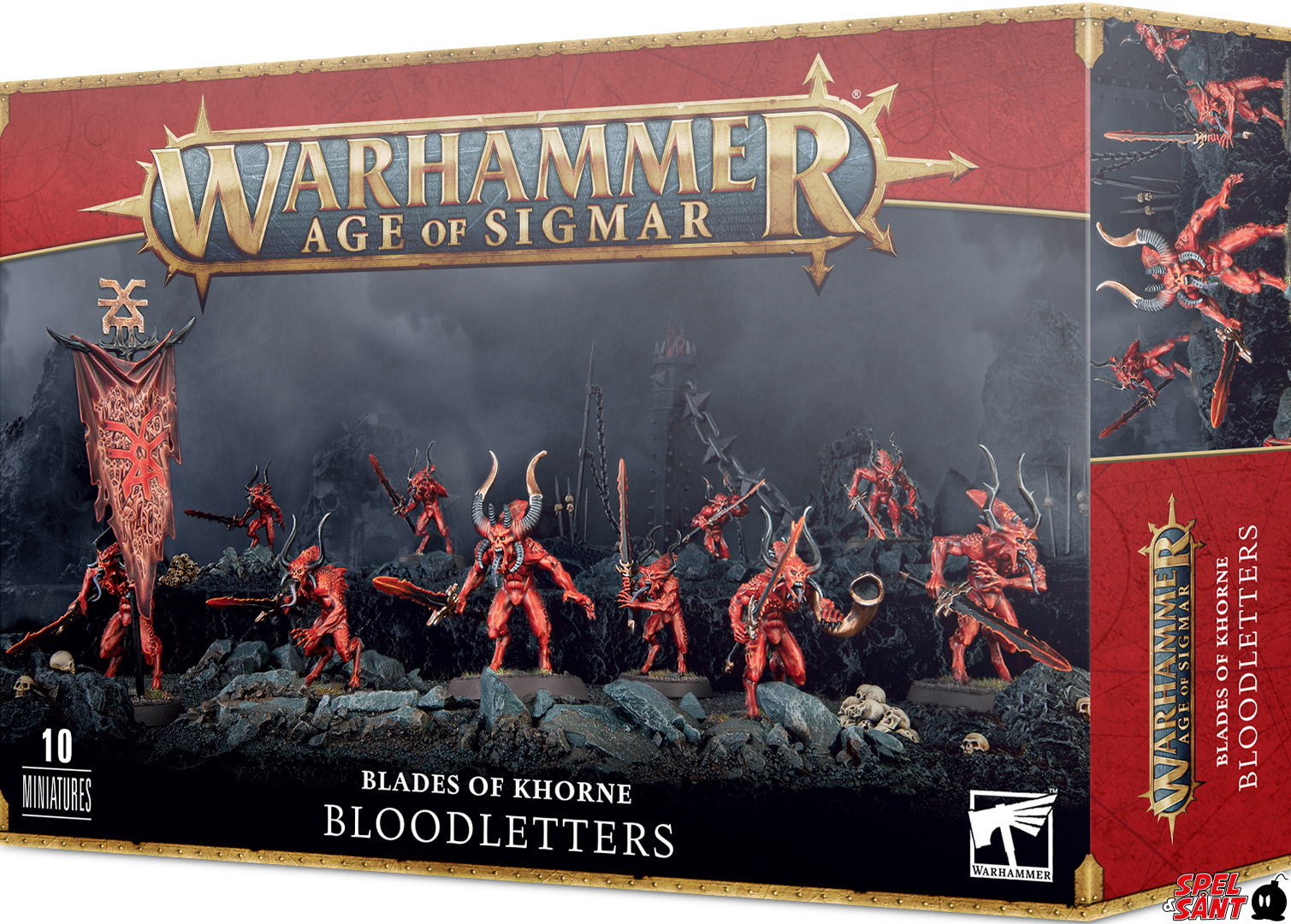 Warhammer 40K/Age of Sigmar Daemons of Khorne - Bloodletters - Spel ...